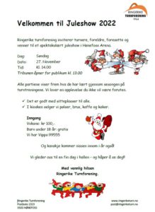 Juleshow 2022 | Ringerike Turnforening